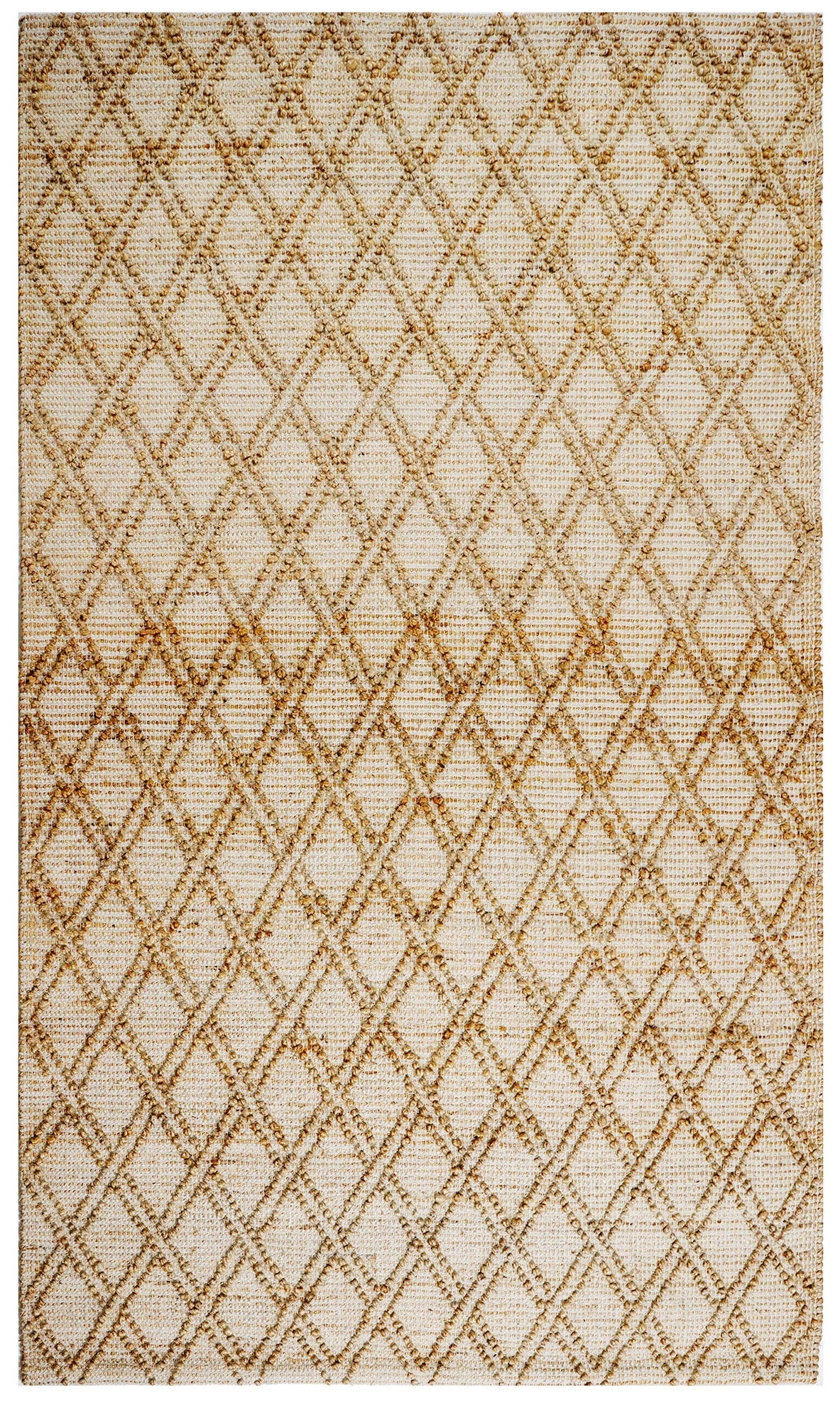 Latice Pattern Jute Rug — Modern Designer Rugs