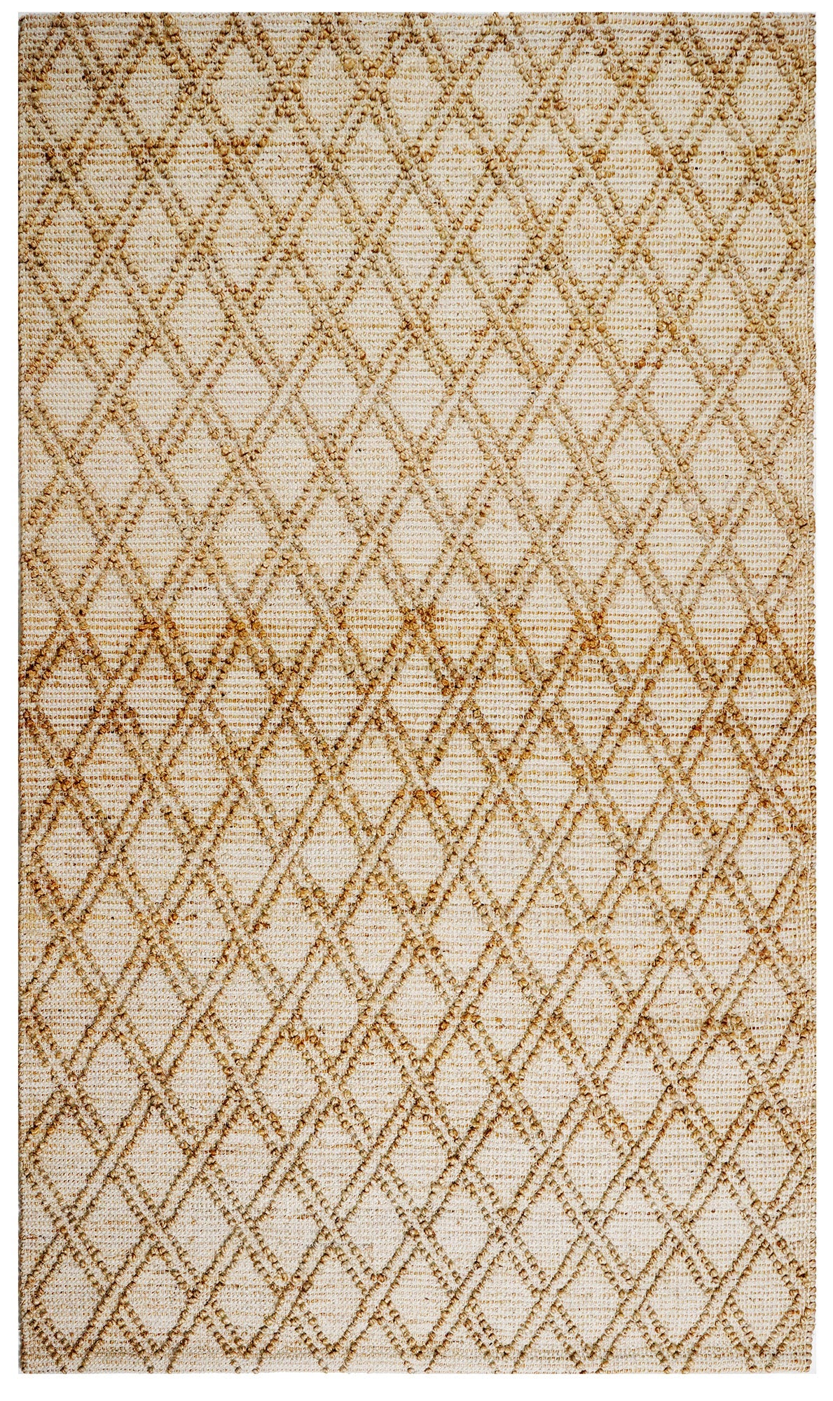 Latice Pattern Jute Rug — Modern Designer Rugs