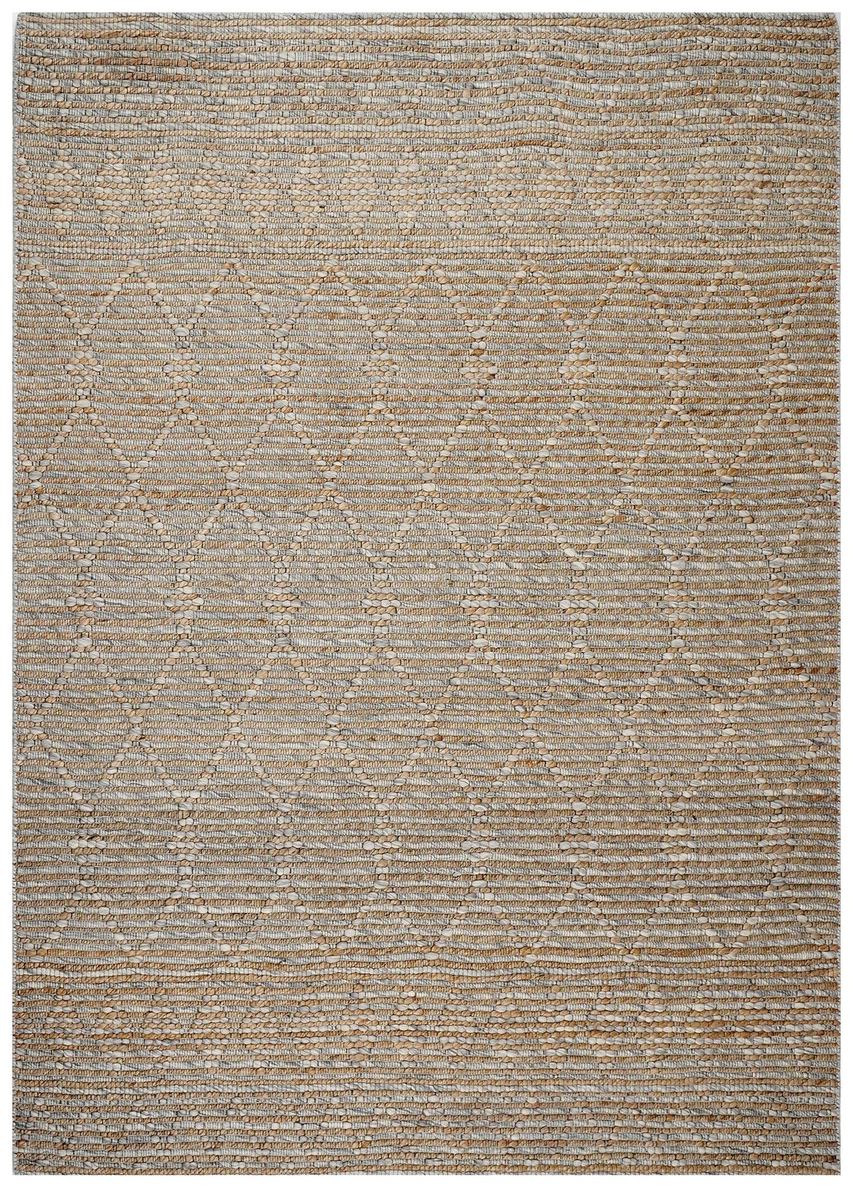 Striped Wool Jute Rug — Modern Designer Rugs