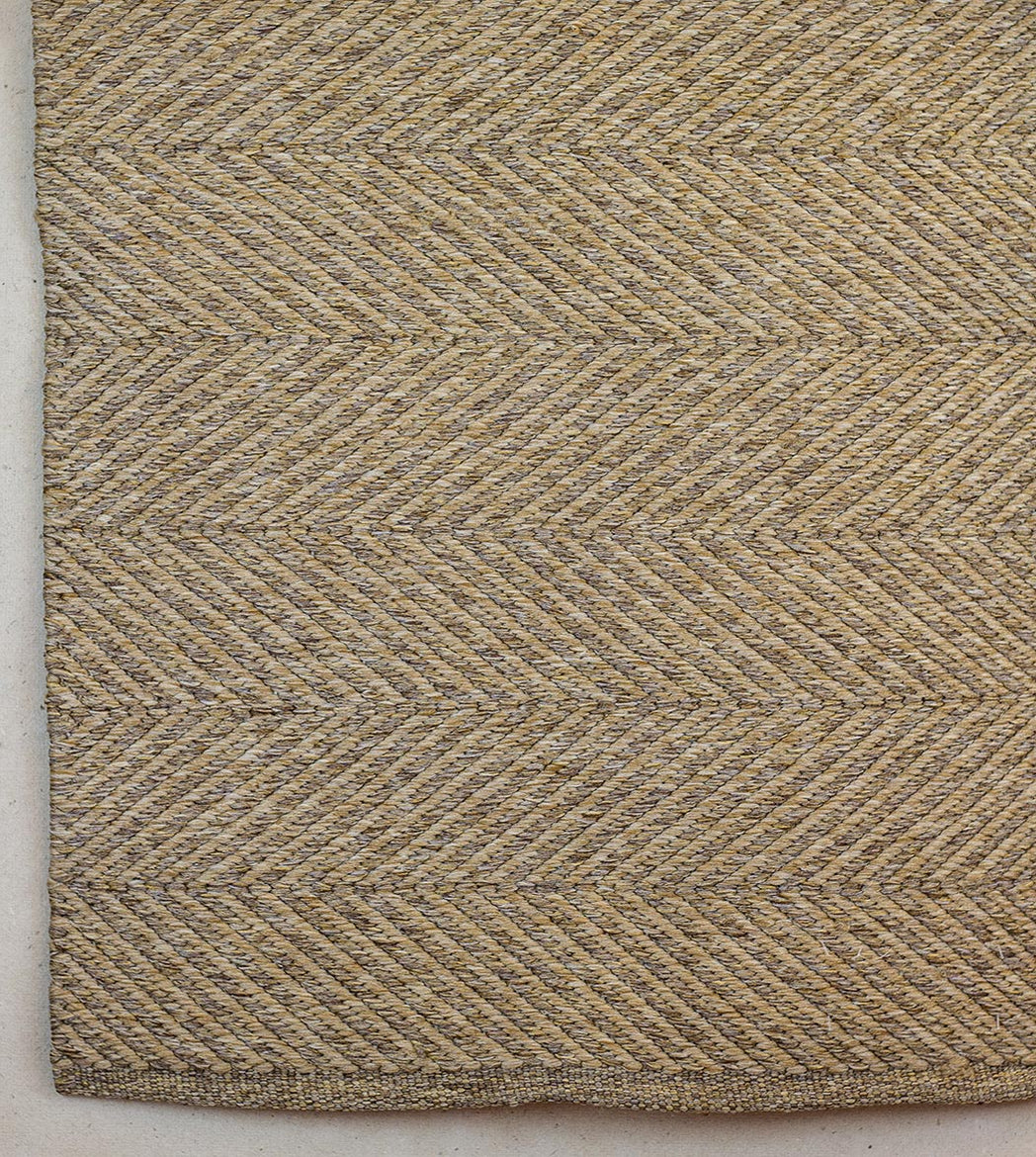 Hand Woven Herringbone Outdoor Rug- Sand — Modern Designer Rugs