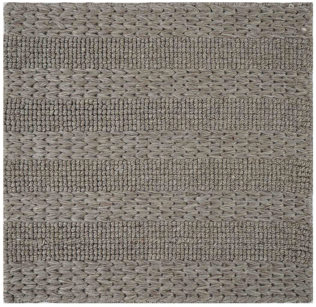 Hand Woven Thick/ Bubble Stripes Outdoor Rug- Light Brown — Modern ...