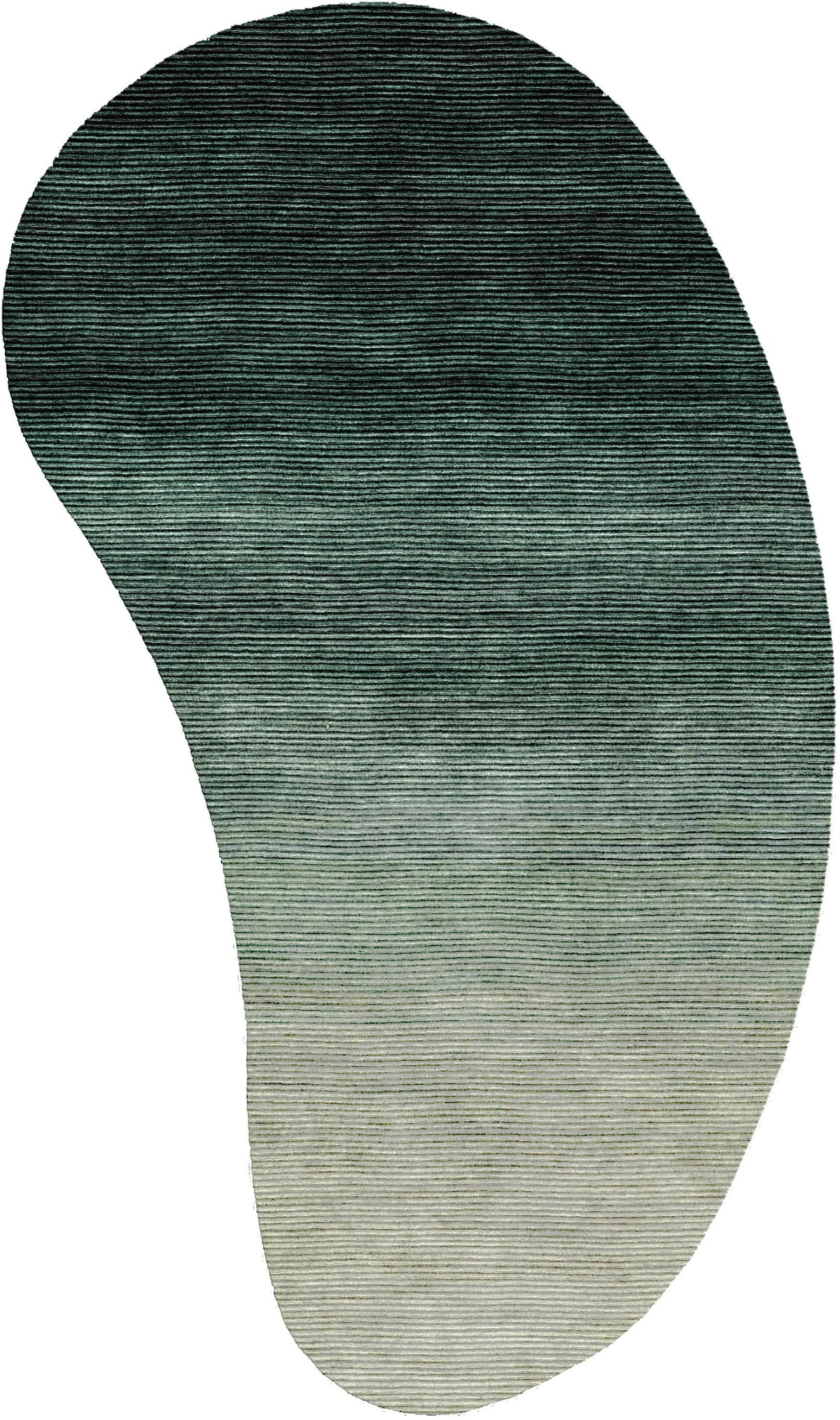 Aura A Ombré Hand-Knotted Silk Area Rug — Modern Designer Rugs