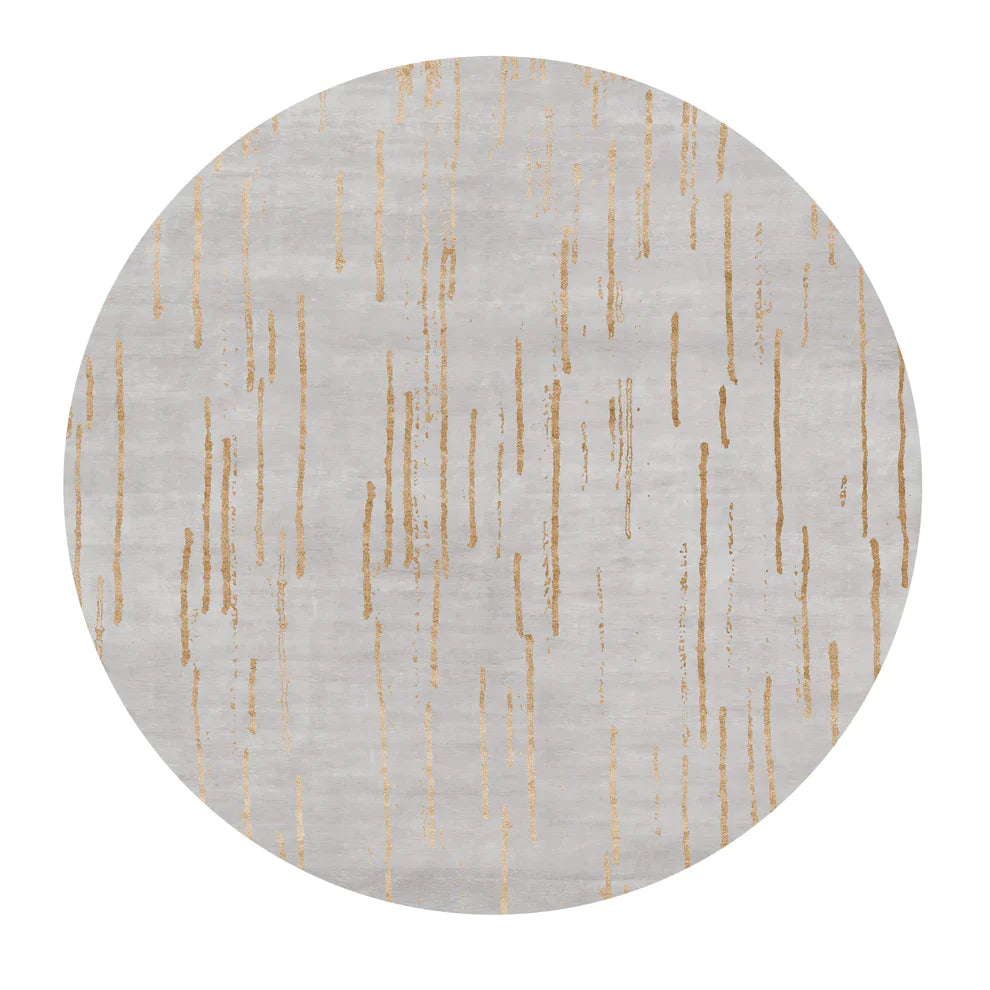 By Second Studio Amawago Grey/ Gold Area Rug — Modern Designer Rugs